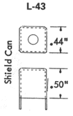 L-43 Shielded Coil Forms