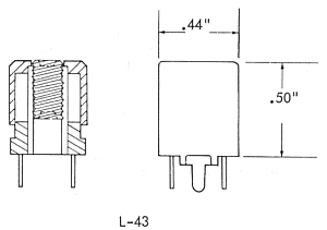 L-43 Shielded Coil Forms